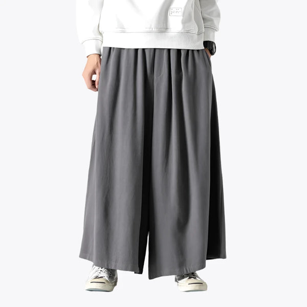 Grey Hakama Streetwear Pants | Korokai Grey Hakama Streetwear Pants | Korokai