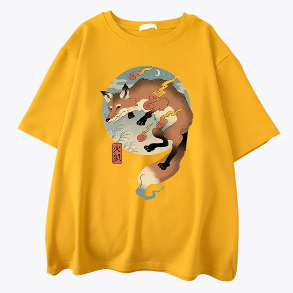 Traditional Kitsune T-Shirt | Korokai